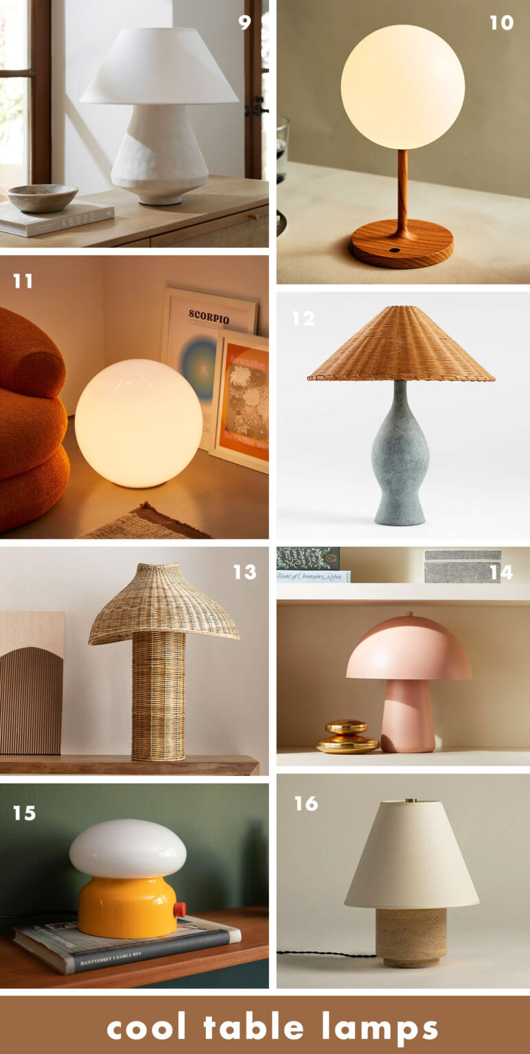 16 Cool Lamps for your Home - Paper and Stitch