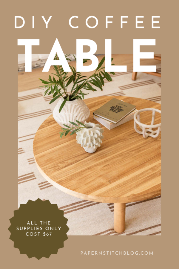 DIY Coffee Table Upcycle - Paper and Stitch