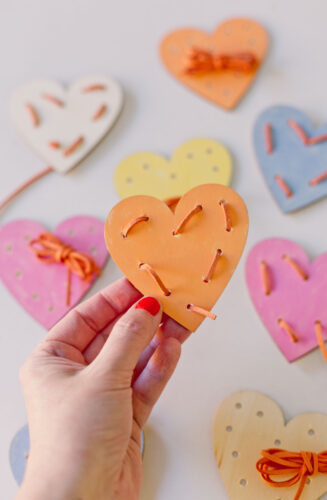 Easy Preschool Valentine Craft - Paper and Stitch