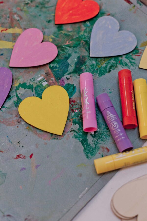 Easy Preschool Valentine Craft - Paper and Stitch