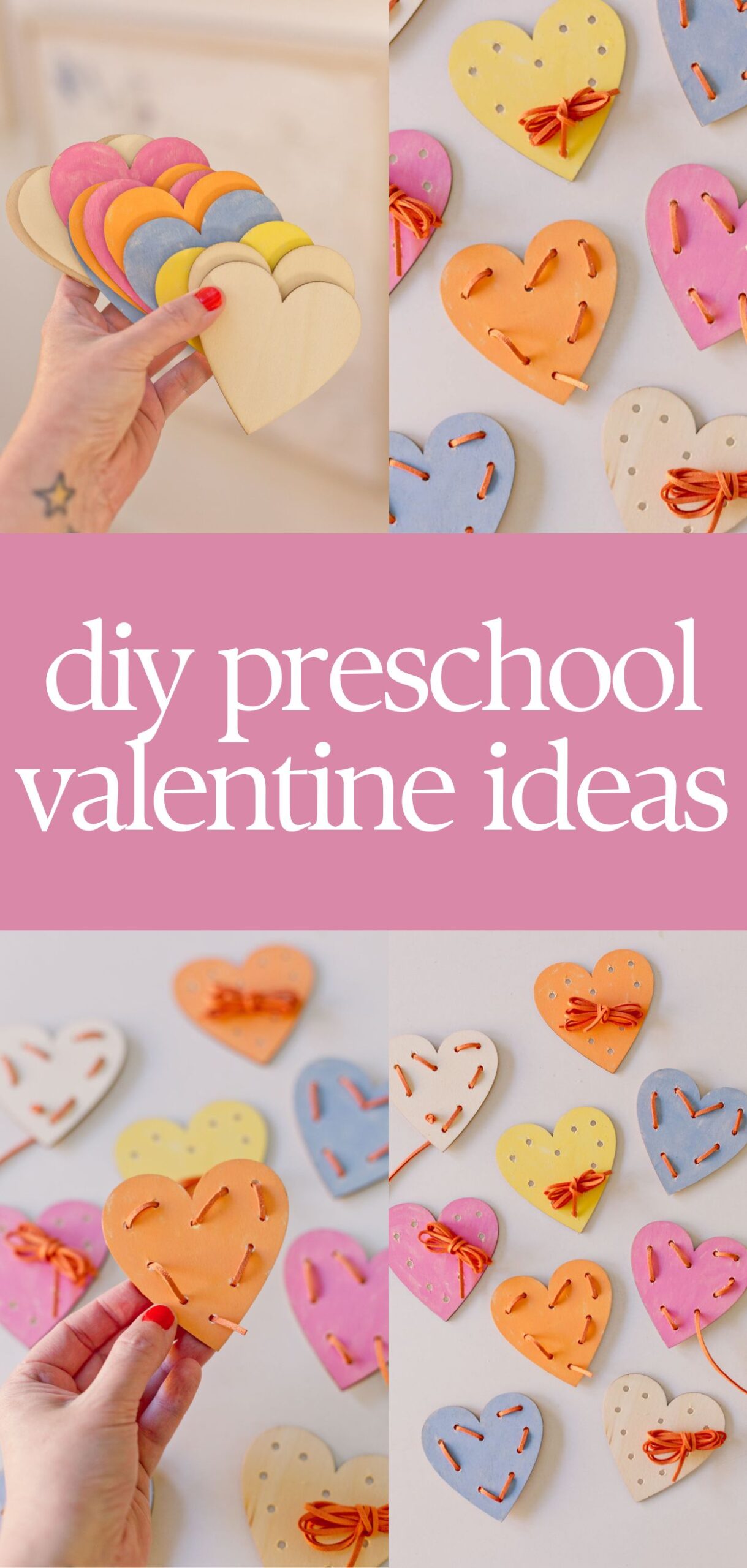 Easy Preschool Valentine Craft - Paper and Stitch