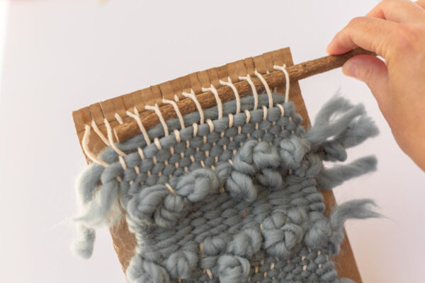 How to Make a Cardboard Loom - Paper and Stitch
