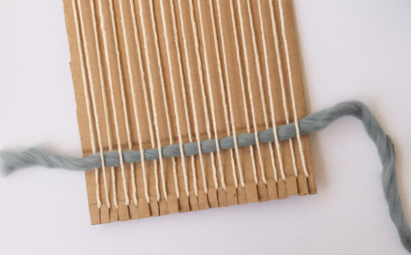 How to Make a Cardboard Loom - Paper and Stitch