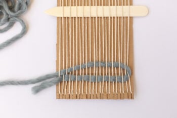 How to Make a Cardboard Loom - Paper and Stitch