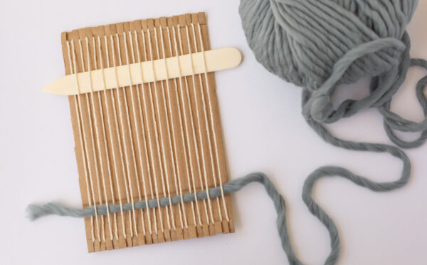 How to Make a Cardboard Loom - Paper and Stitch
