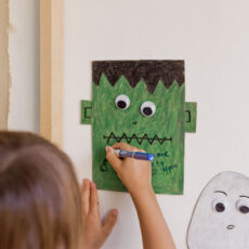 Easy Halloween DIY: Dry Erase Board Idea - Paper and Stitch