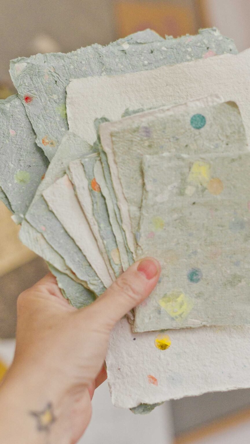 How to Make Paper - Paper and Stitch