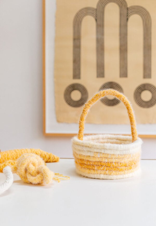 DIY Easter Basket from Scratch - Paper and Stitch