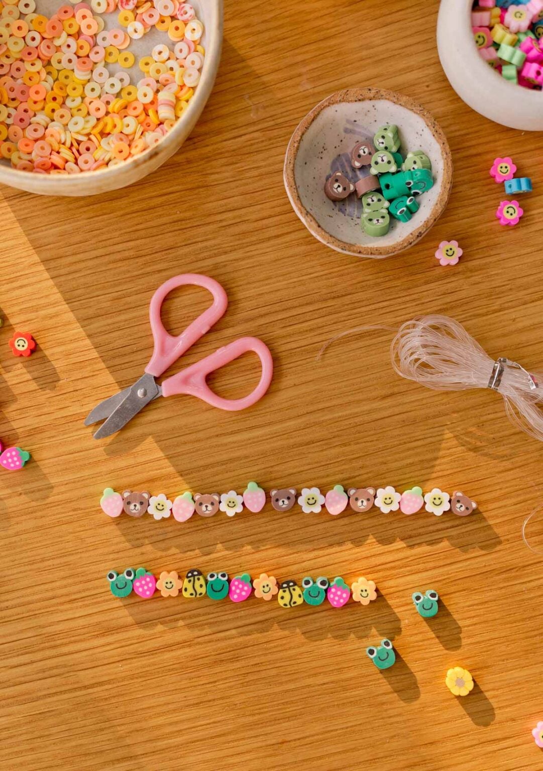 Clay Bead Bracelet Ideas - Paper and Stitch